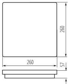 Kanlux 38780 - LED Venk. sv. se senz. BENO 24/30W/230V 3000/3500/4000K IP65 ant.