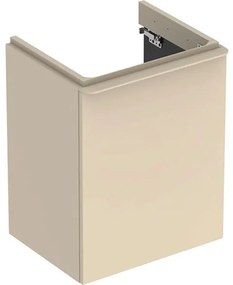 Geberit Smyle Square Koupelnová skříňka pod umývátko 49,2 cm levá, písková šedá 500.364.JL.1