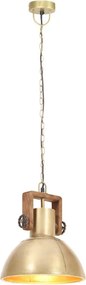 Industriální závěsné svítidlo 25 W mosazné kulaté 30 cm E27 320533