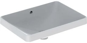 Geberit VariForm - Umyvadlo zápustné 550x400 mm, s přepadem, bílá 500.736.01.2