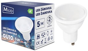 BERGE LED žárovka - GU10 - 5W - 440Lm - teplá bílá