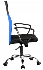 Otočná židle Nemo černo-modrá