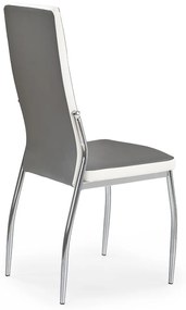 Jídelní židle Irena šedá/bílá