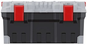 KISTENBERG Kufr na nářadí s kovovým držadlem - TITAN PLUS Rozměr: 75,2x30x30,4 cm, Barva: antracit/červená