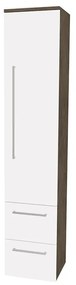 Mereo Bino, koupelnová skříňka vysoká 163 cm, pravá, Multidecor, Beton Chicago tm šedý CN698BCS2