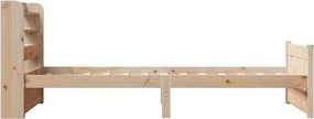 Rám postele s čelem 75 x 190 cm masivní borovice 3306746