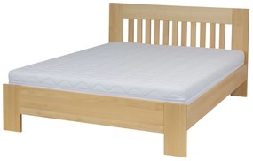Drewmax LK186 180x200 cm dřevěná postel masiv buk dvojlůžko