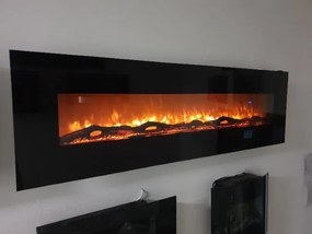 Electric fireplace -  LED elektrický krb 182 Black