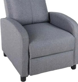LuxuryForm DESIGN Televizní křeslo RUFO s polohováním - šedé