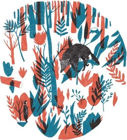 Dorota Šebková | Strach přichází potichu Rám: Černý, Velikost: 40 x 30 cm