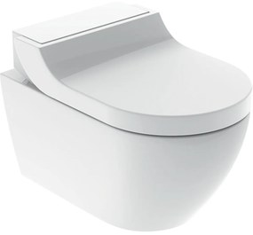 Geberit AquaClean - Elektronický bidet Tuma Comfort s keramikou, Rimfree, SoftClosing, alpská bílá 146.292.11.1