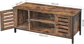 TV skříň, TV stojan s úložným prostorem 110 x 40 x 50 cm