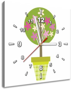 Gario Obraz s hodinami Malý stromeček Rozměry: 30 x 30 cm