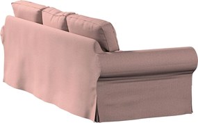 Potah na pohovku IKEA  Ektorp 3-místná, nerozkládací barva růžová látka pletený vzor