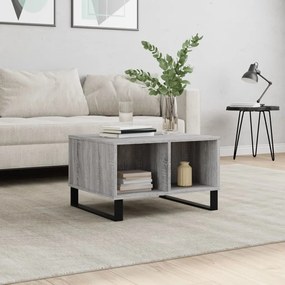 vidaXL Konferenční stolek 60 x 50 x 36,5 cm kompozitní dřevo [830553] Barva: šedá sonoma
