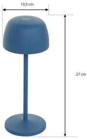 Nabíjecí stolní lampa LED Lindby Arietty, žlutá/modrá/růžová sada 3 kusů