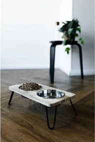 Dřevěný set misek s podstavcem pro psa Dog Fantasy – Plaček Pet Products