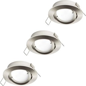 Eglo 31692 - SADA 3x LED Podhledové svítidlo TEDO 1xGU10/5W/230V