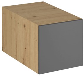 Horní skříňka, dub artisan/šedý mat, LANGEN N40