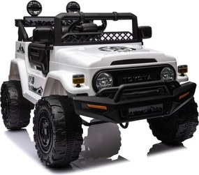 LEAN CARS Elektrické autíčko Toyota FJ 4x4 bílé