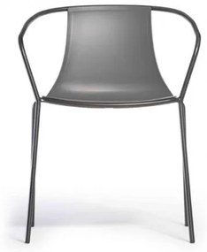 Gaber Plastová židle KASIA B Barva plastu Gaber antracit 21 Barva kostry - Gaber tmavě šedá 21 186