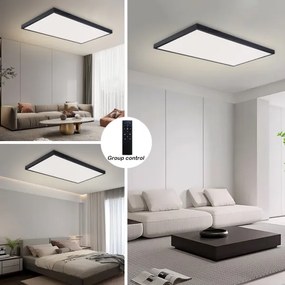 Brilagi-LED Stmívatelné koupelnové svítidlo FRAME SMART LED/96W/230V IP44 čer+DO