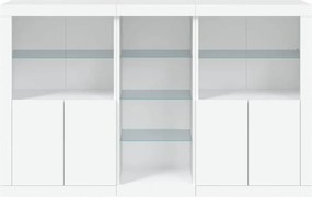 Příborník s LED osvětlením bílý 162 x 37 x 100 cm 3209170