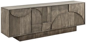 Designová komoda Movement 170 cm šedé dymové mango