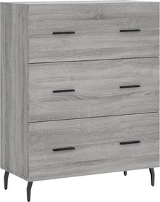 Skříň highboard šedá sonoma 69,5 x 34 x 180 cm kompozitní dřevo 3189403