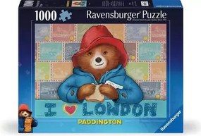 RAVENSBURGER Puzzle Medvídek Paddington / 1000 dílků