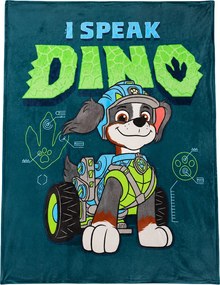 Dětská deka Tlapková Patrola Můj Kamarád Dino 130x170 cm