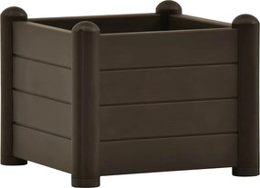 Vyvýšený záhon PP mocha 43 x 43 x 35 cm 313972