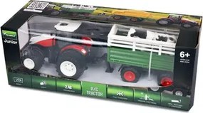 Amewi 22601 červená / RC traktor s přívěsem / 1:24 / věk: 6+ / RTR / 2