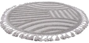 Koberec BERBER 9754 světle šedý kruh