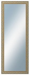 DANTIK - Zarámované zrcadlo - rozměr s rámem cca 60x160 cm z lišty ZVRATNÁ bílozlatá plast (3067)