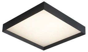 ACB Iluminacion Stropní LED svítidlo MUNICH, š. 40 cm, 26W, CRI90 Barva: Černá, Stmívání: Casambi