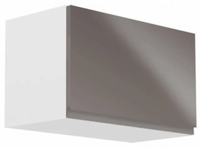 Horní kuchyňská skříňka G60KN Aurellia (bílá + lesk šedý). 1015805