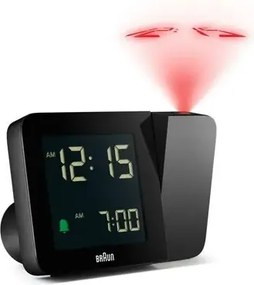 Braun BC15 černá / Digitální budík / LCD / DCF (Rádiem řízené) / 1x AA