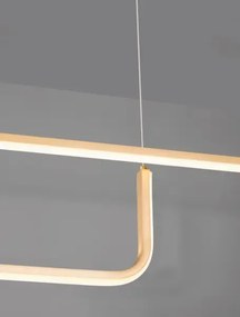 Designový lustr Strita zlatá