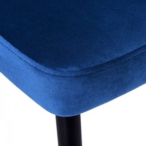 Čalouněná židle LINCOLN námořnická modř