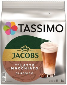 Kávové kapsle tassimo kapsle jacobs latte macchiato 8 nápojů