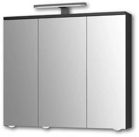 Jokey Zrcadlová skříňka (galerka) - černá matná,   š. 72,2 cm, v. 68,2 cm, hl. 19,5 cm  ARDA BLACK   112113220-0700 ARDA BLACK