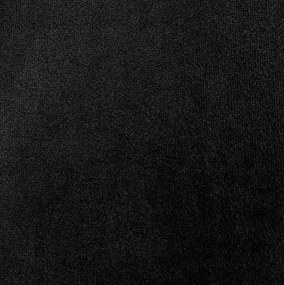 Stylový černý závěs ze sametu 140 x 250 cm
