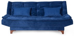 Atelier del Sofa 3-místná pohovka Kelebek - Dark Blue, Tmavá Modrá