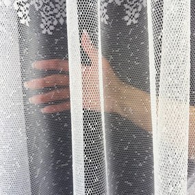 Ervi žakárová záclona bílá 4944, metráž