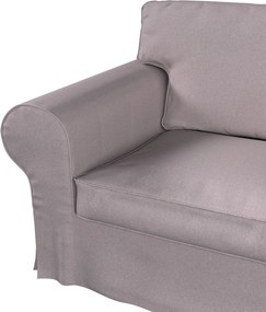 Potah na pohovku IKEA Ektorp 2-místná s lenoškou barva růžová látka pletený vzor