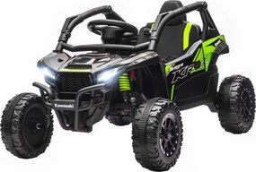 AIYAPLAY 12V Kawasaki Teryx KRX 1000 Dětský UTV s licencí – Dálkové ovládání, zadní odpružení, černá
