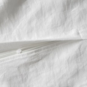 TULULUM Lněný povlak na přikrývku čistě bílý Rozměr přikrývky: 200 x 220 cm