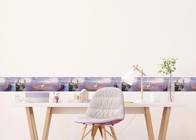 Dětská samolepící bordura na zeď Disney Ledové království | 5 m x 13.8 cm | DWBD8112