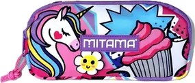 Mitama 2Zip Daisy Pop / Penál / 2 přihrádky